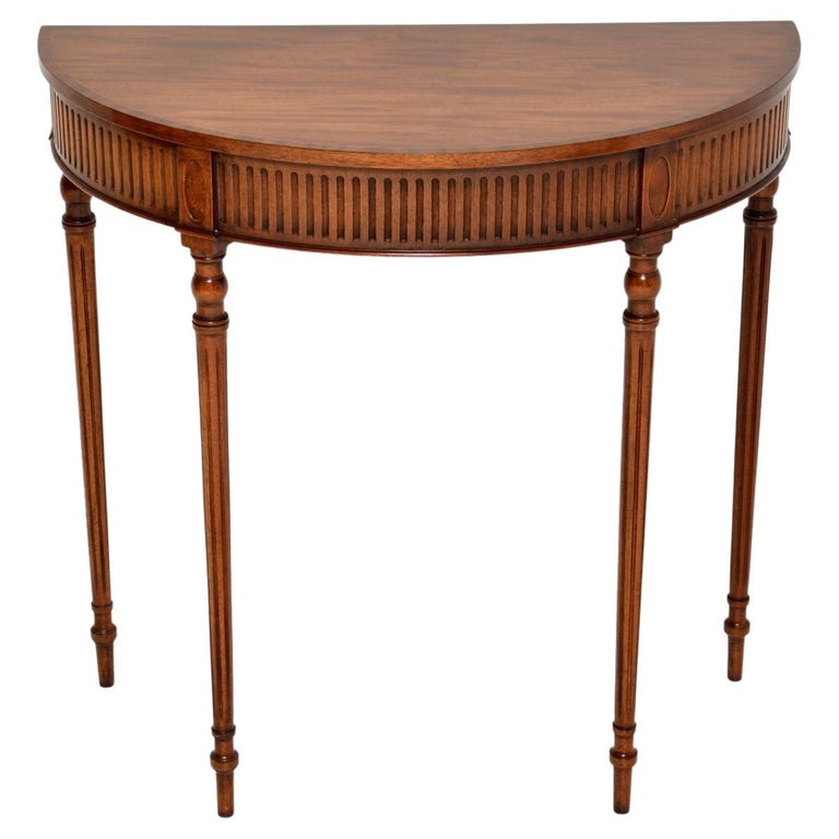 Antique Sheraton Style Console Side Table at 1stDibs
