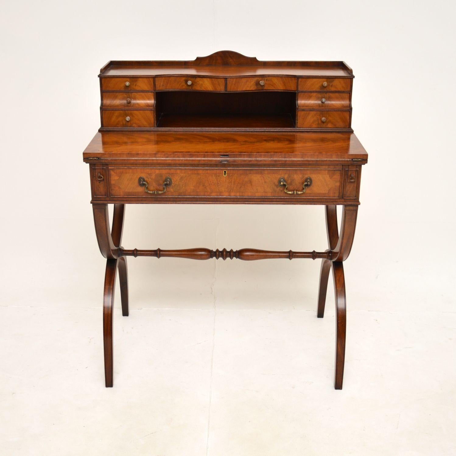 Antique Sheraton Style Escritoire Desk For Sale at 1stDibs