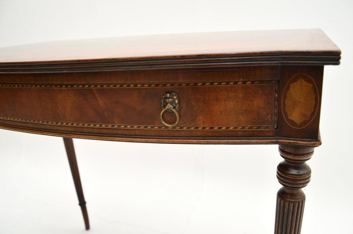 Antique Sheraton Style Writing / Side Table For Sale at 1stDibs