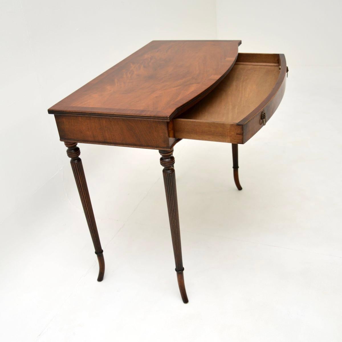 Antique Sheraton Style Writing / Side Table For Sale at 1stDibs