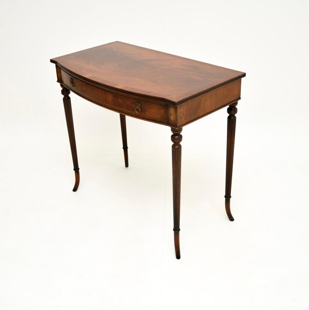 Antique Sheraton Style Writing / Side Table For Sale at 1stDibs
