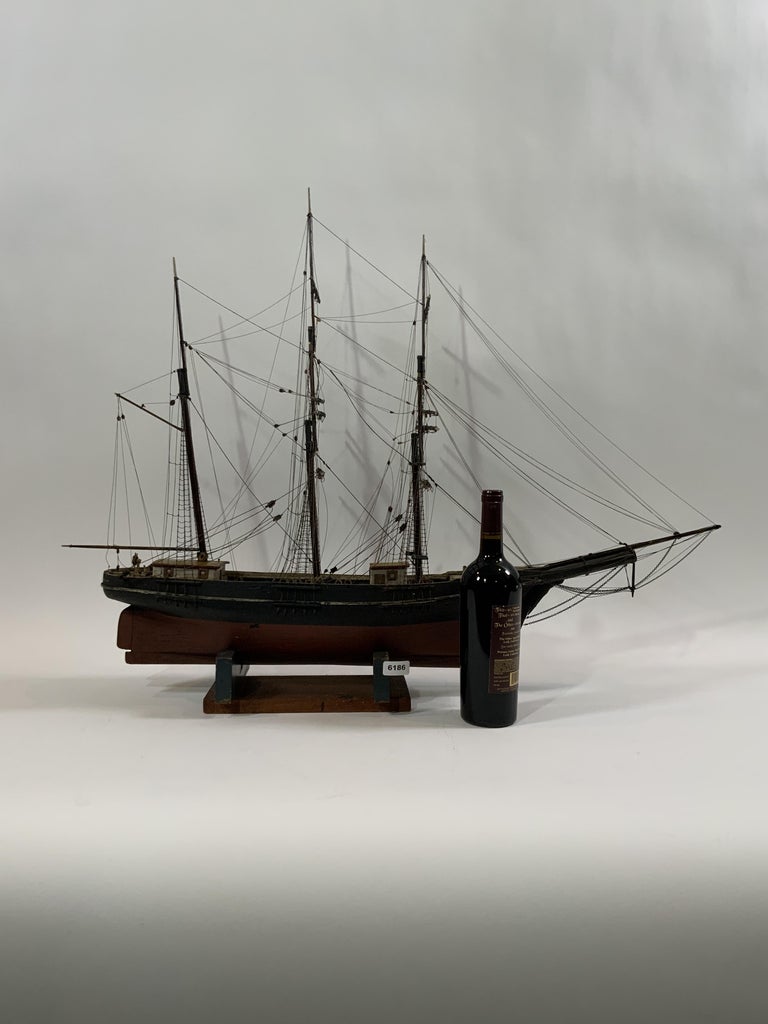 Antique Ship Model of American Bark For Sale at 1stDibs