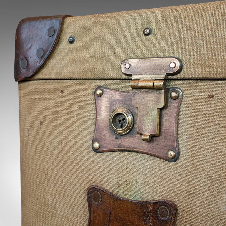 Antique Shipping Trunk, English, Canvas Travel Case, Pukka Luggage ...