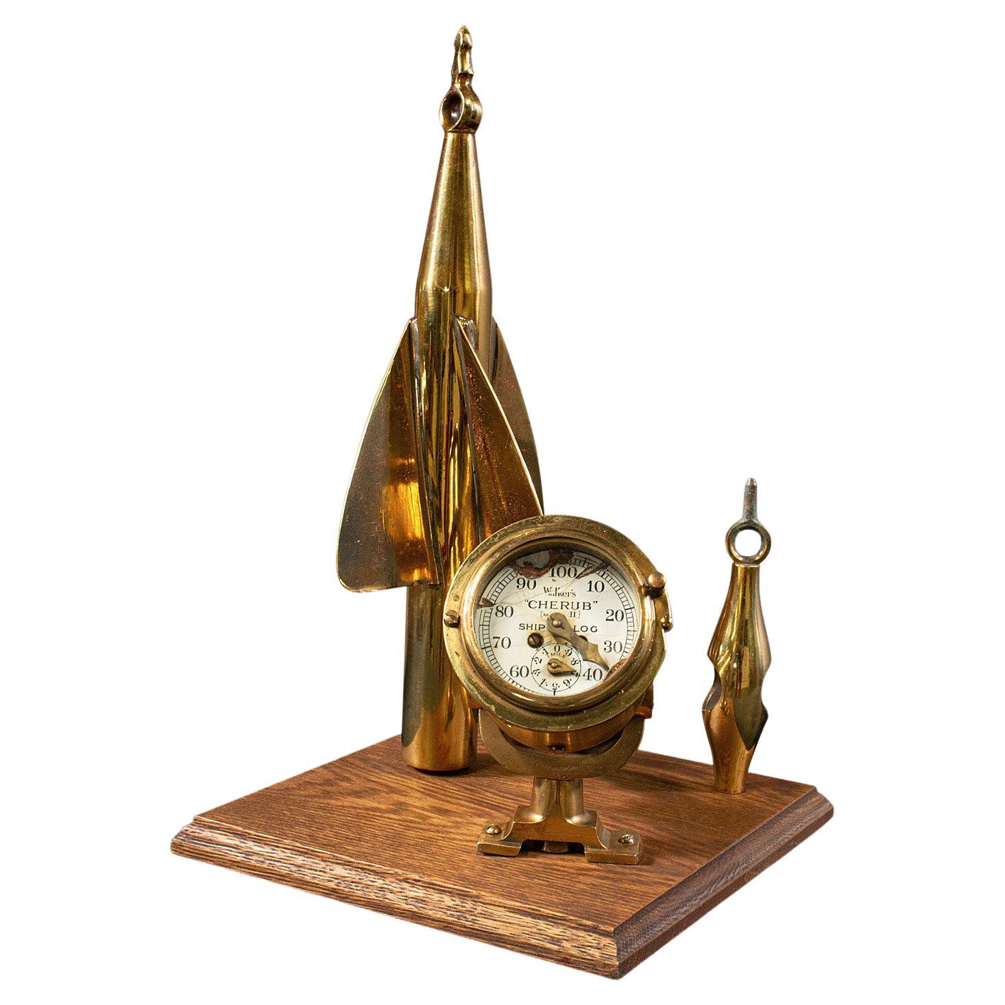 Antique Ship's Bulkhead Barometer, English, Maritime Instrument ...