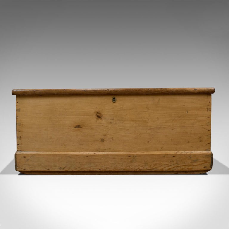 Antique Shipwrights Chest, Victorian Coffer, English, Mid-19th Century ...