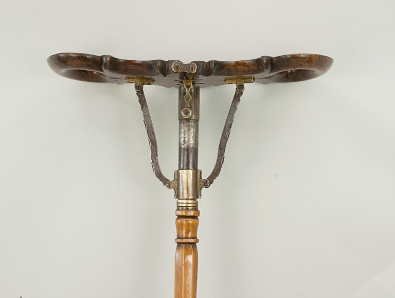 Antique Shooting Stick, Walking Stick, Victorian Fruitwood, 19th ...