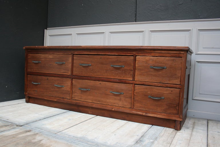 Antique Shop Counter with Drawers, France, circa 1900 at 1stDibs