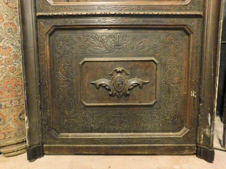Antique Shop Door in Carved Walnut with Frame, 19th Century, Italy For ...