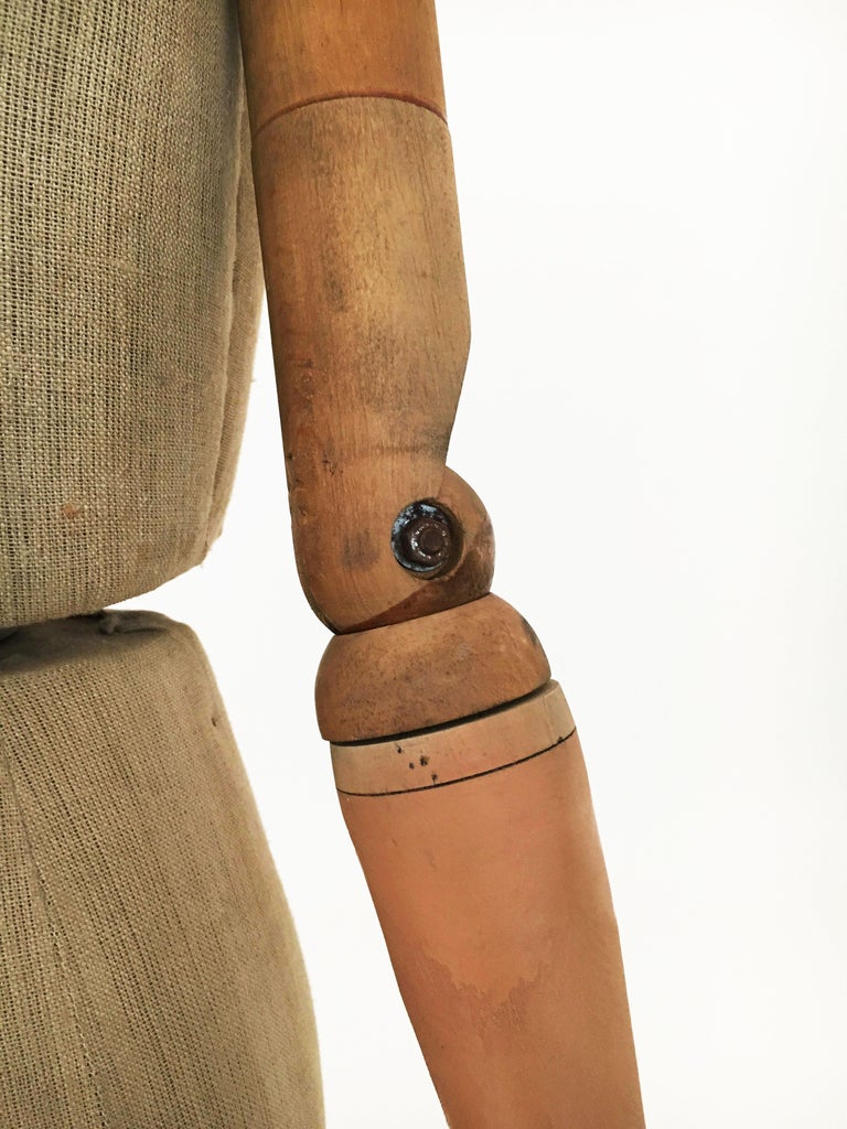 Primitive Modern Antique Mannequin Male Torso Obsolete Object, Germany ...