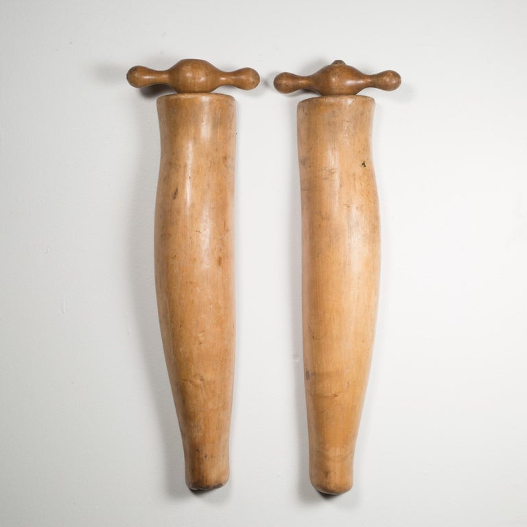 Antique Showmaker's Wooden Boot Last/Form c.1920 at 1stDibs