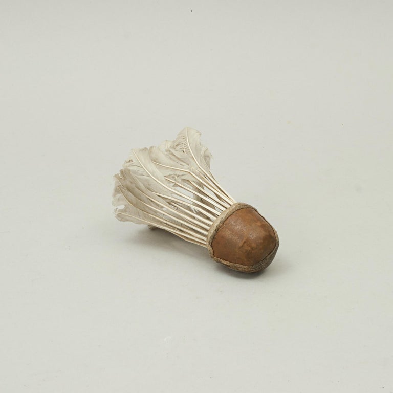 Antique Shuttlecock, Large with Leather Tip at 1stDibs