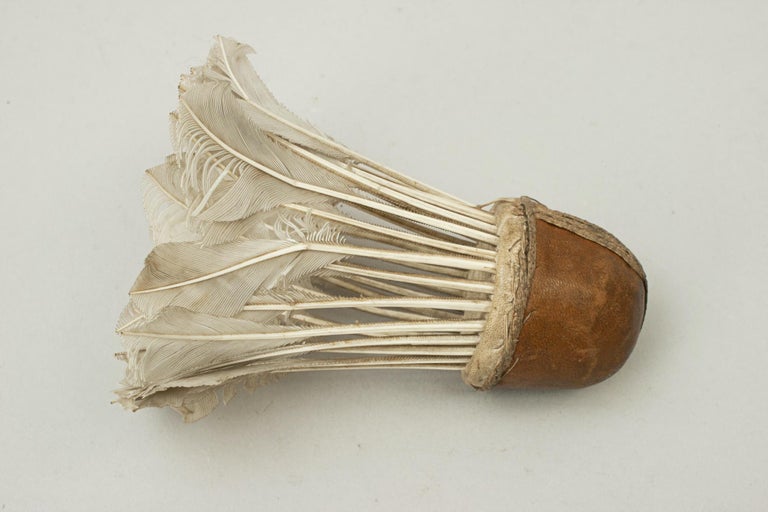 Antique Shuttlecock, Large with Leather Tip at 1stDibs