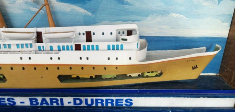 Antique Sign "Appia" Model for Società Adriatica di Navigazione, Venice ...