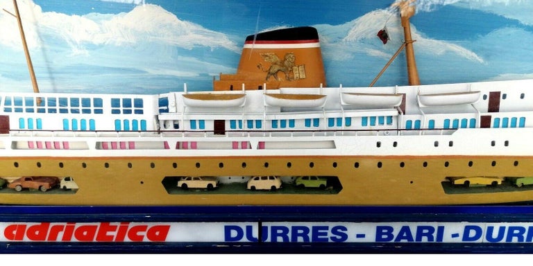 Antique Sign "Appia" Model for Società Adriatica di Navigazione, Venice ...