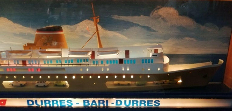 Antique Sign "Appia" Model for Società Adriatica di Navigazione, Venice ...