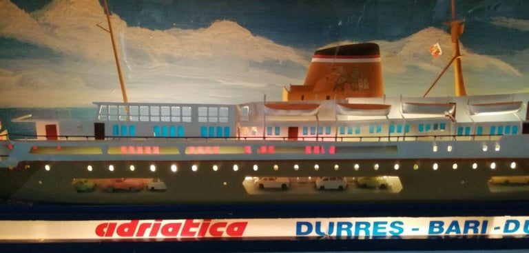 Antique Sign "Appia" Model for Società Adriatica di Navigazione, Venice ...