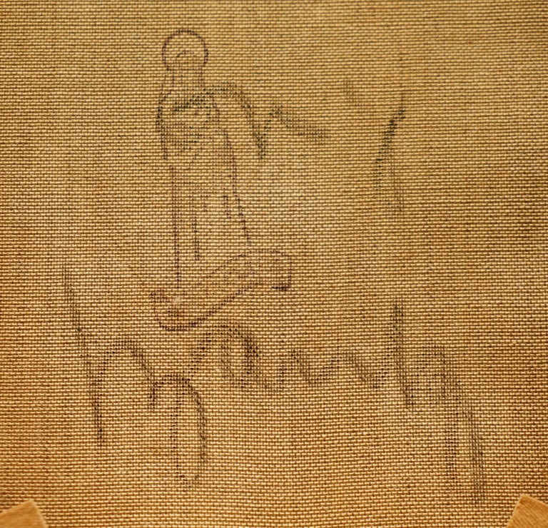 Antique Signed Dutch Oil on Canvas Painting of Old Man Man with Grey ...