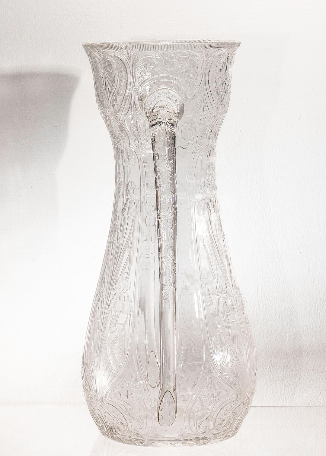 Antique Signed William Kny Webb and Corbett Art Nouveau Cut and ...