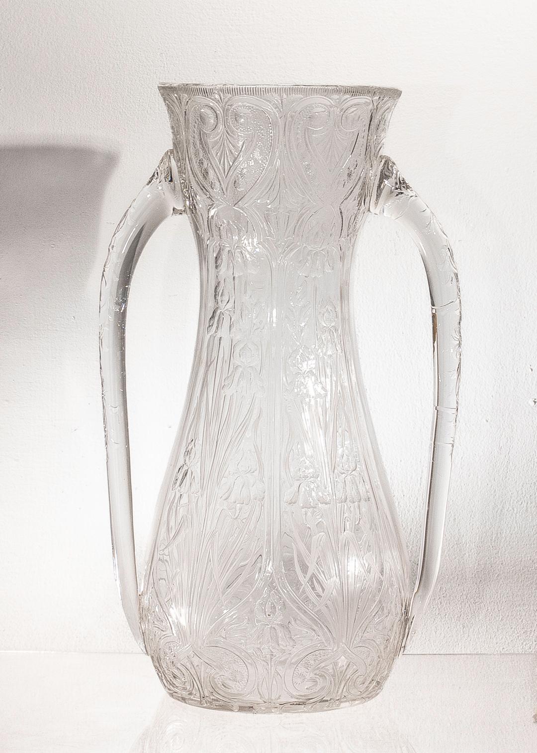 Antique Signed William Kny Webb and Corbett Art Nouveau Cut and ...