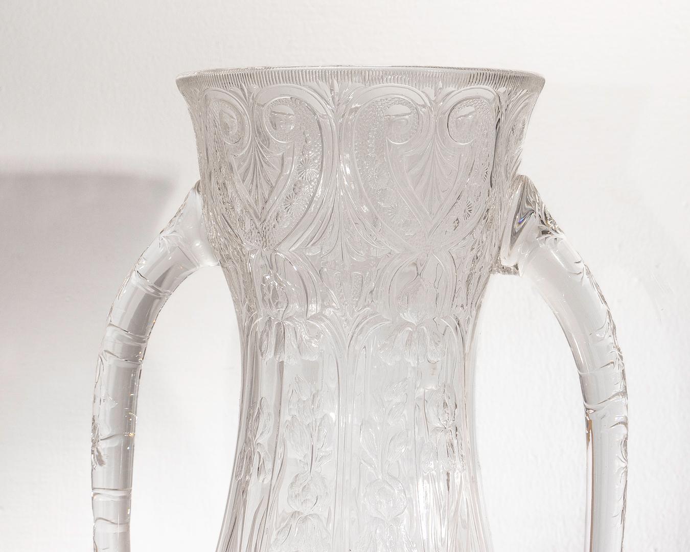 Antique Signed William Kny Webb and Corbett Art Nouveau Cut and ...