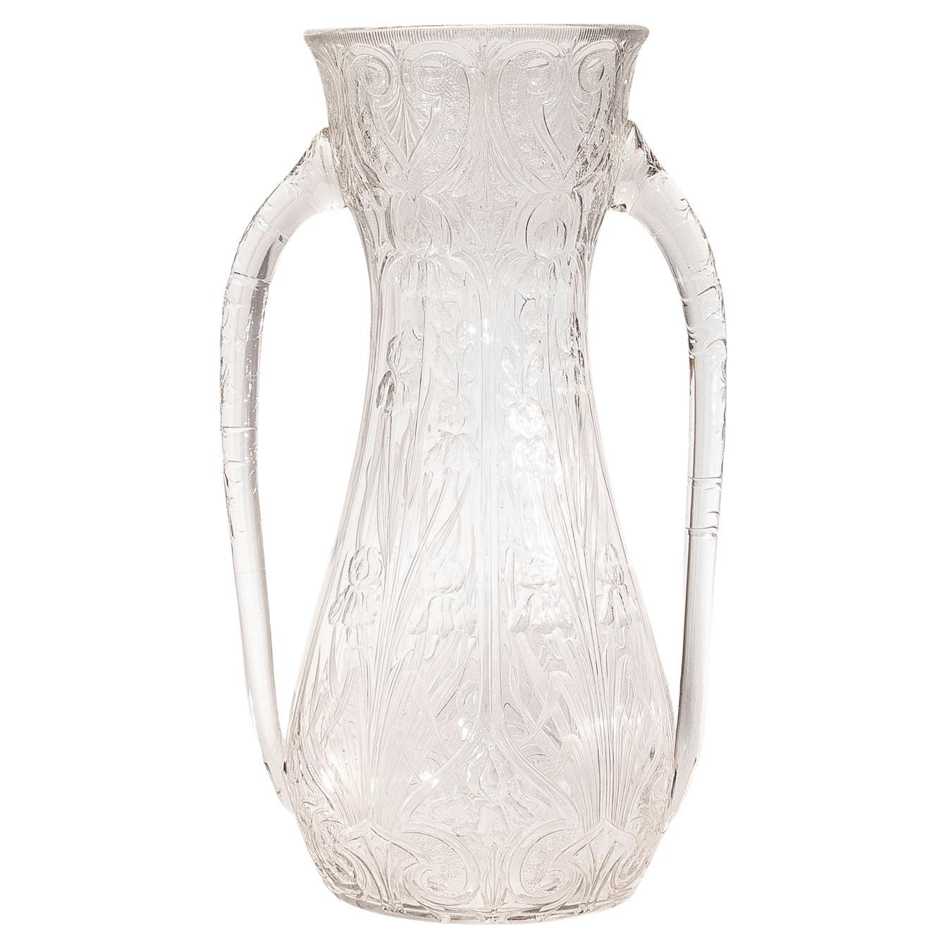 "Verre sur Verre" Cameo Glass and Enameled Vase, Signed Webb and ...