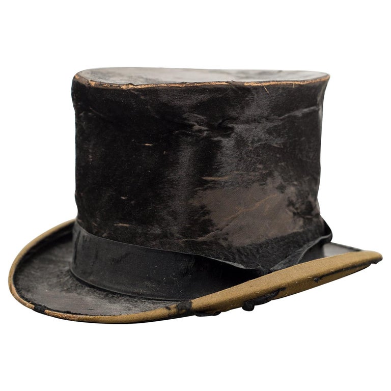 Antique Silk Top Hat, circa 1850-1900 at 1stDibs