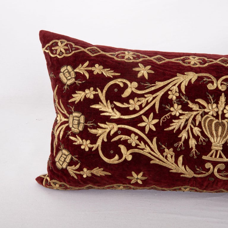 Antique Silk Velvet Ottoman Sarma Pillow Cover, Late 19th Century For ...