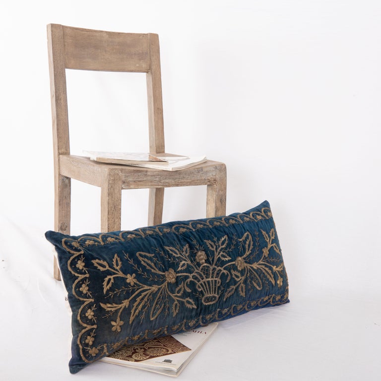 Antique Silk Velvet Ottoman Sarma Pillow Cover, Late 19th Century For ...