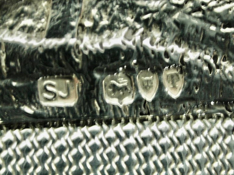 Antique Silver Desk Clip Depicting A Hunting Scene, Samuel Jacob,1892/4 ...