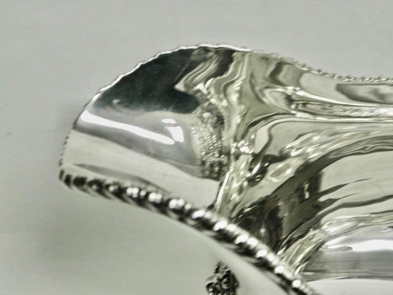 Antique Silver Gadroon Edge Sauce Boat, Dated 1916, Goldsmiths and ...