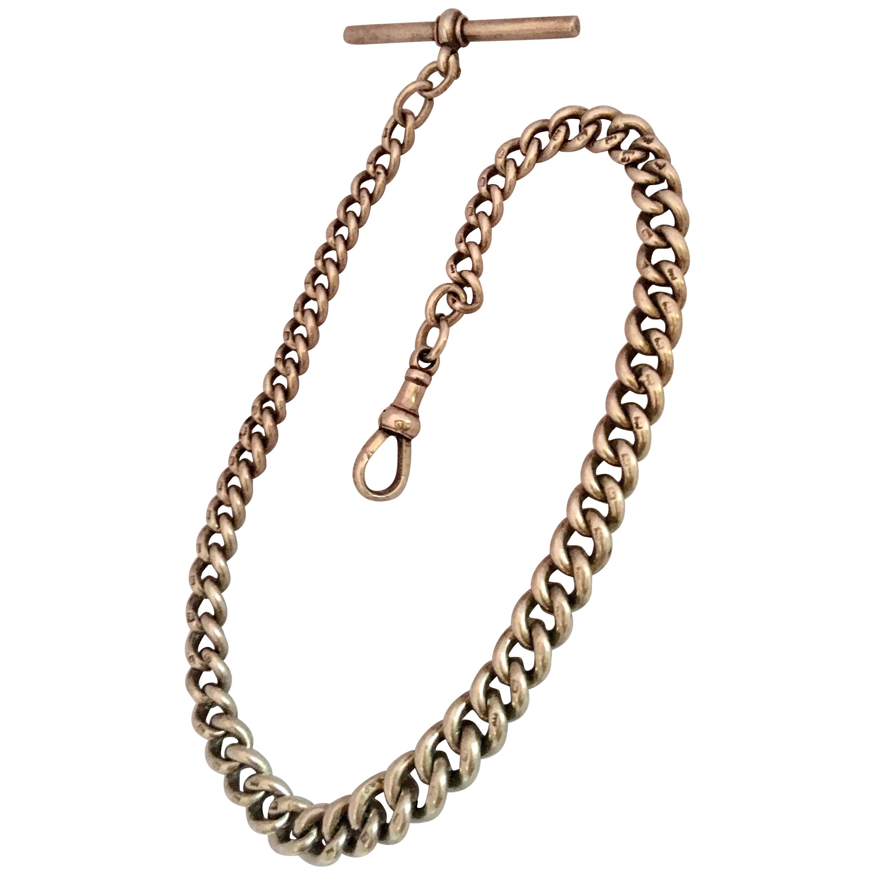 Antique Silver Graduated Albert Pocket Watch Chain at 1stDibs | silver ...