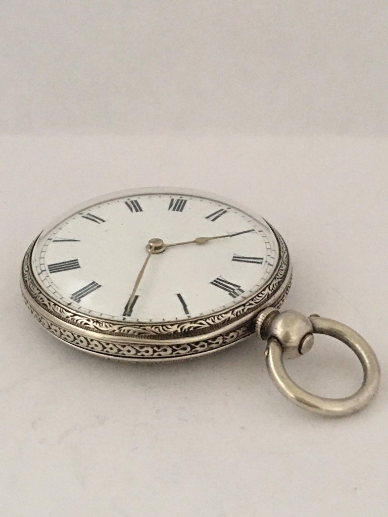 Antique Silver Key-Wind Ladies Pocket Watch, circa 1880 at 1stDibs ...
