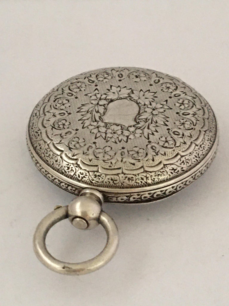 Antique Silver Key-Wind Ladies Pocket Watch, circa 1880 at 1stDibs ...