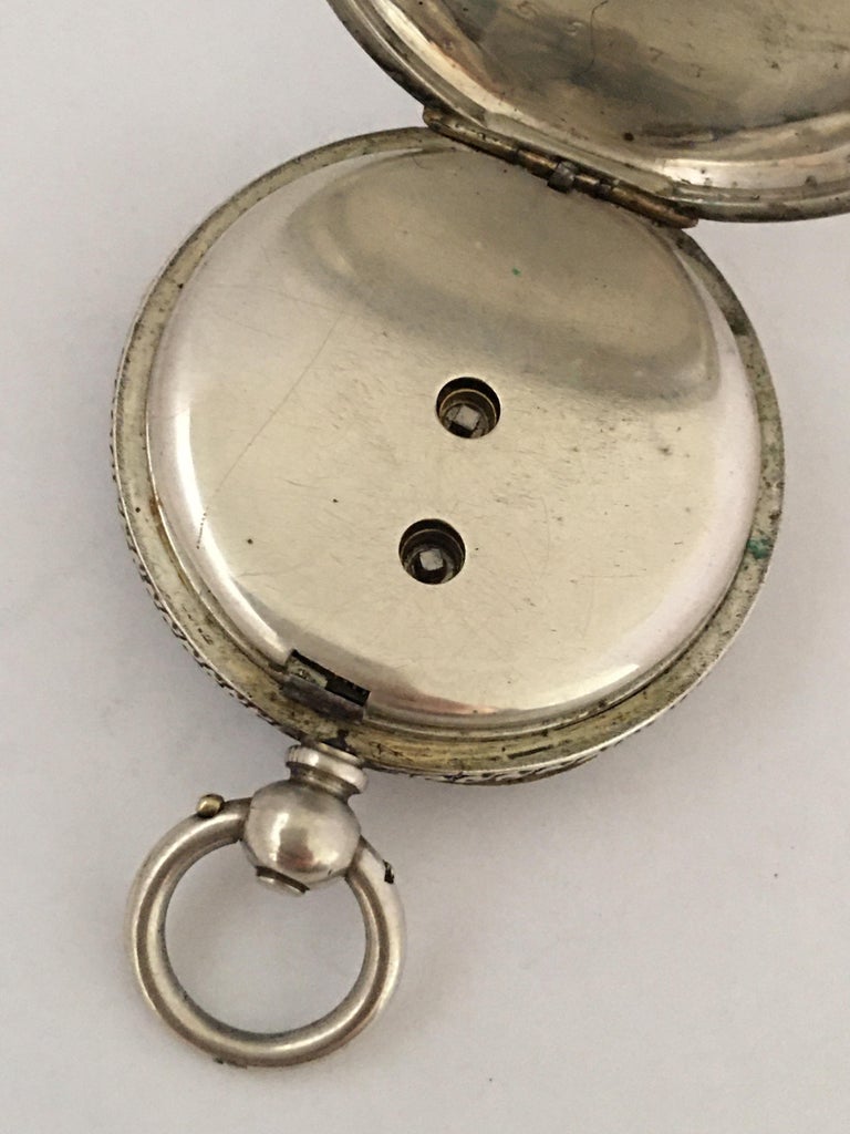 Antique Silver Key-Wind Ladies Pocket Watch, circa 1880 at 1stDibs ...