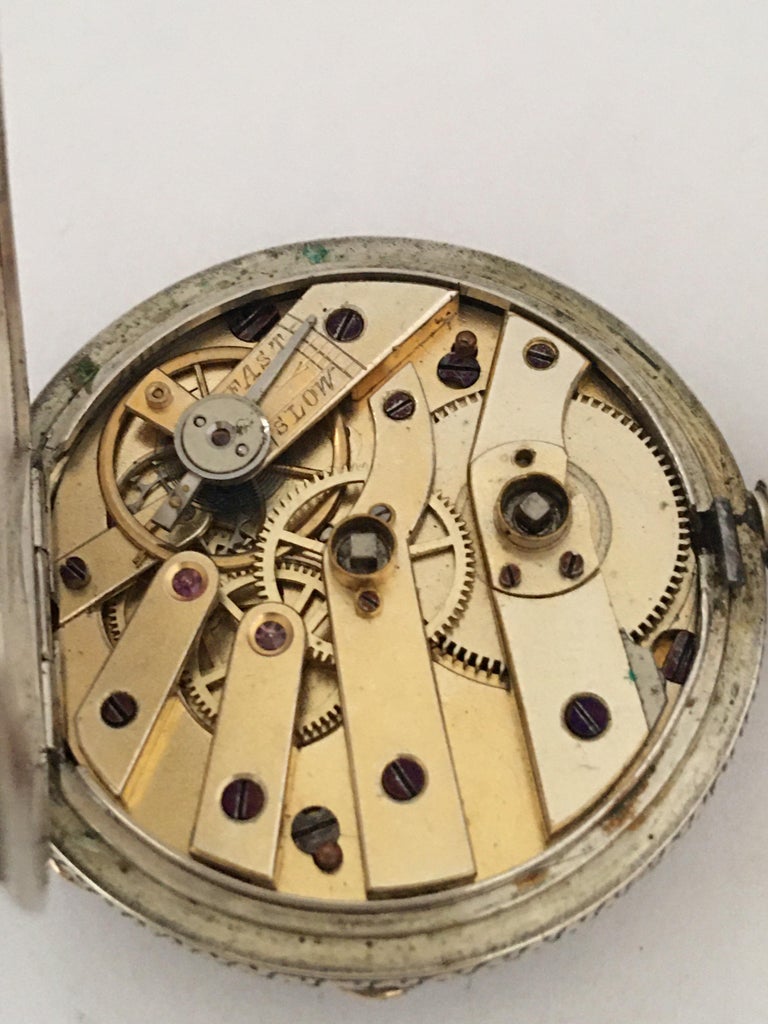 Antique Silver Key-Wind Ladies Pocket Watch, circa 1880 at 1stDibs ...