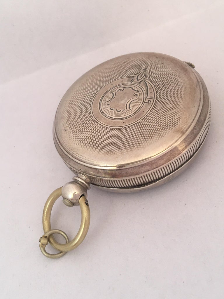 Antique Silver Key-Winding Pocket Watch Signed Acme Lever H. Samuel ...