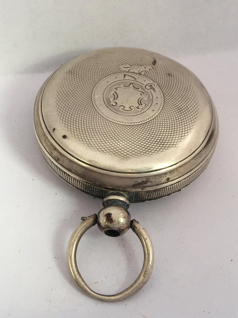 Antique Silver Key Winding Pocket Watch Signed KENDAL and DENT at 1stDibs