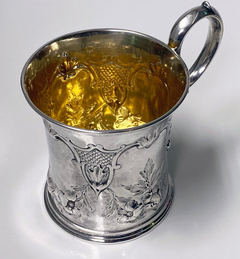 Antique Silver Mug, London 1872 Edward Ker Reid at 1stDibs