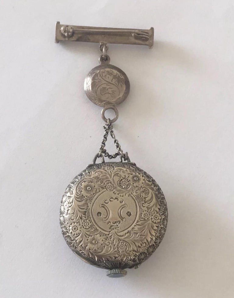 Antique Silver Nurses Fob Watch at 1stDibs | antique nurses fob watch ...