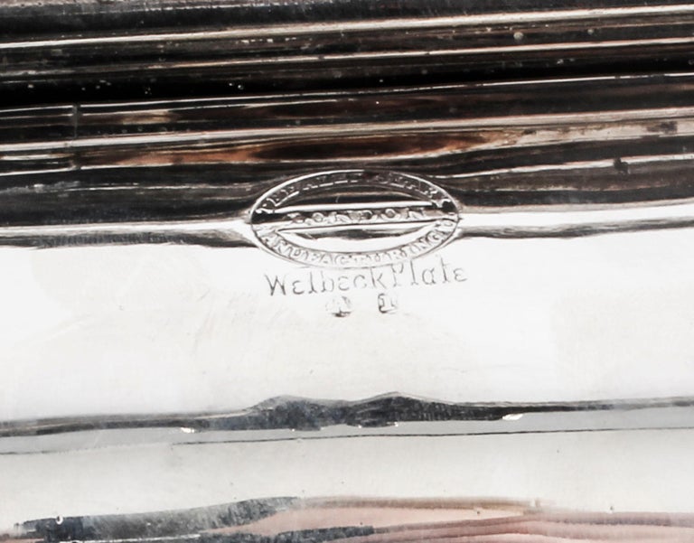 Silver Plate Folding Sweets Biscuit Box The Alexander Clark, 19th ...