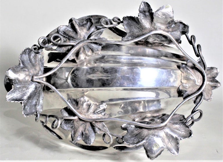 Antique Silver Plated Grape Stand Centerpiece with Child and Etched ...