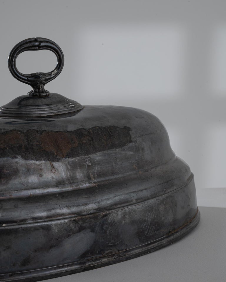 Antique Silver Plated Lid For Sale at 1stDibs