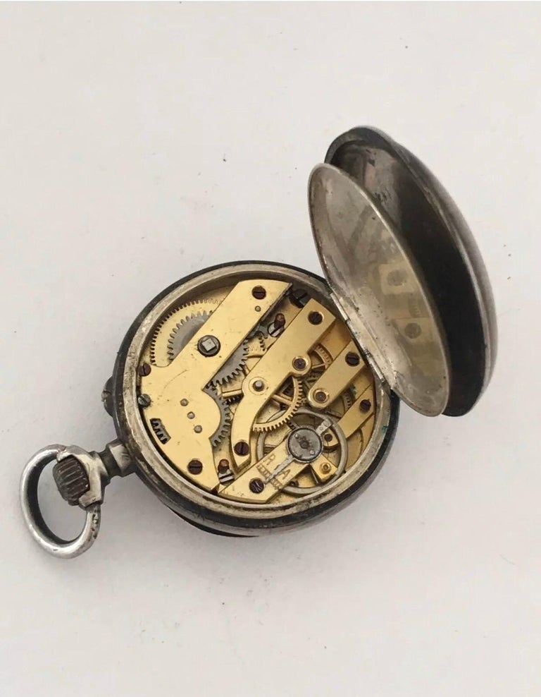 Antique Silver Pocket /Fob Watch For Sale at 1stDibs