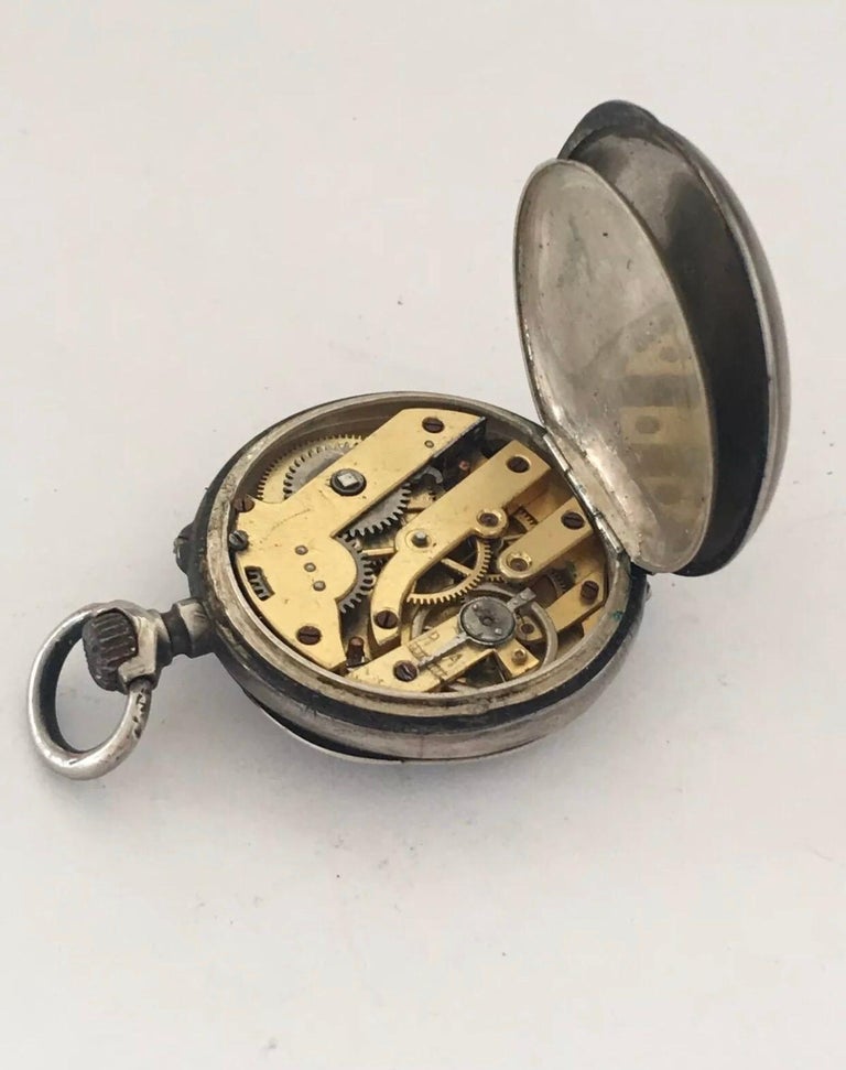 Antique Silver Pocket /Fob Watch For Sale at 1stDibs