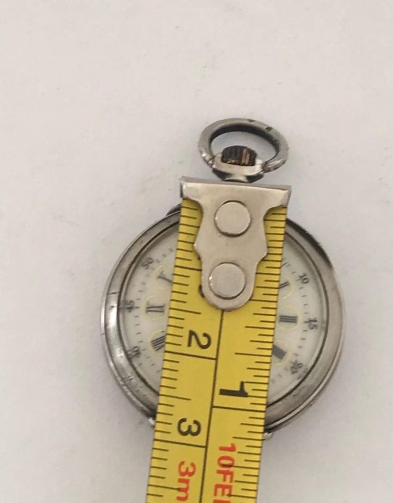 Antique Silver Pocket /Fob Watch For Sale at 1stDibs