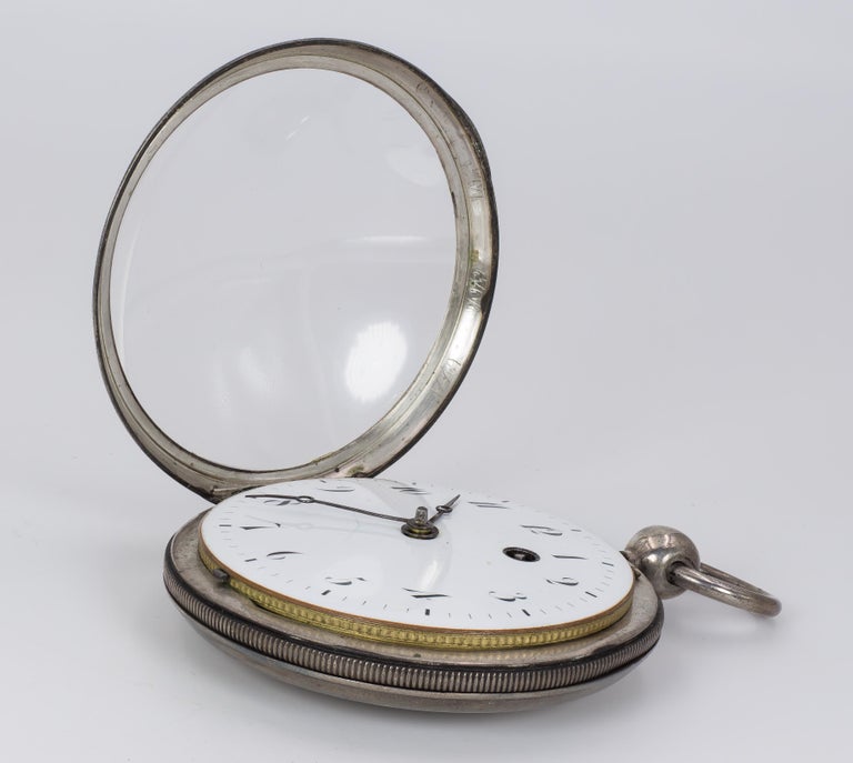 Antique Silver Pocket Watch, First Half of the 19th Century For Sale at ...