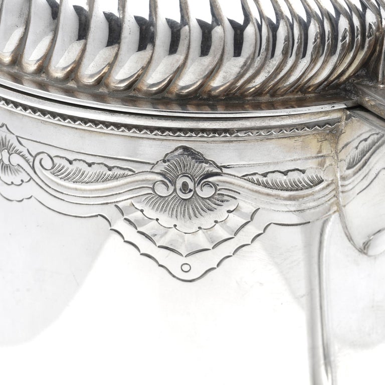 Antique Silver Swedish Peg Tankard, C.G. Hallberg, Sweden, 1898 For ...