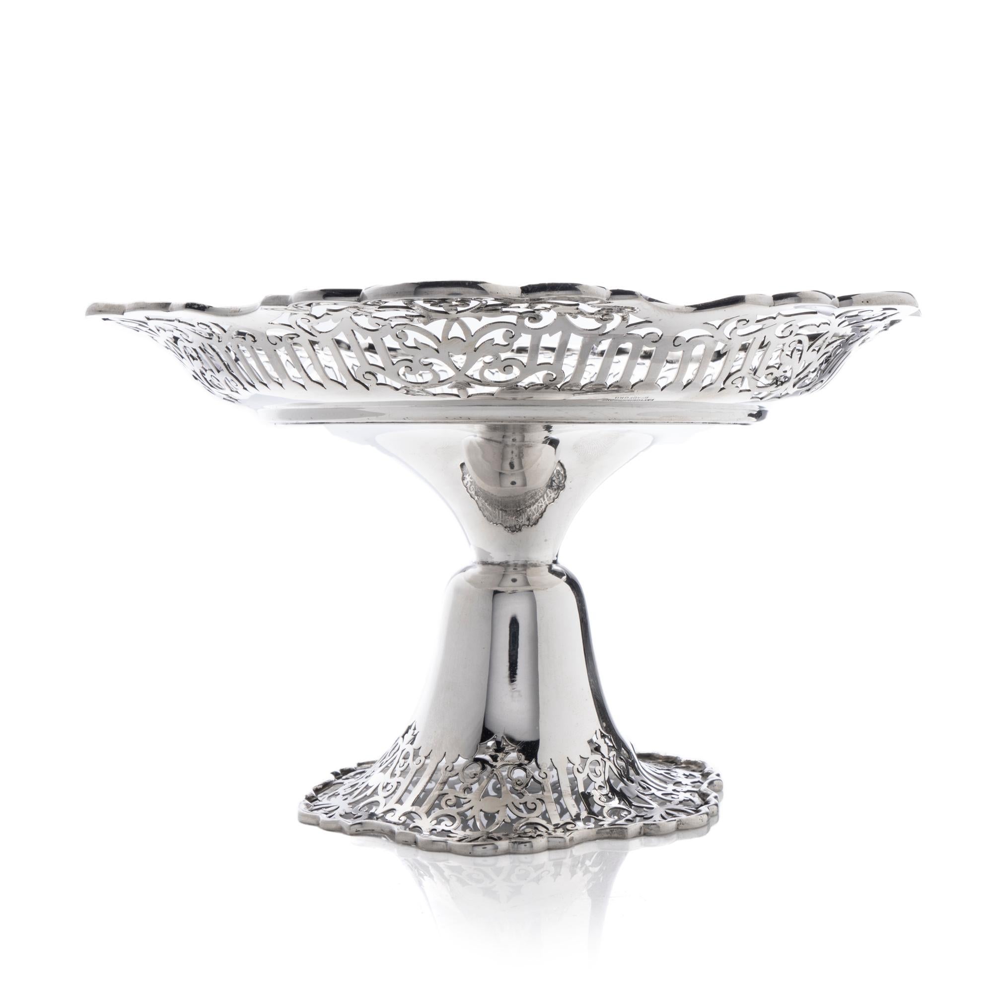 Antique Silver Tazza For Sale at 1stDibs