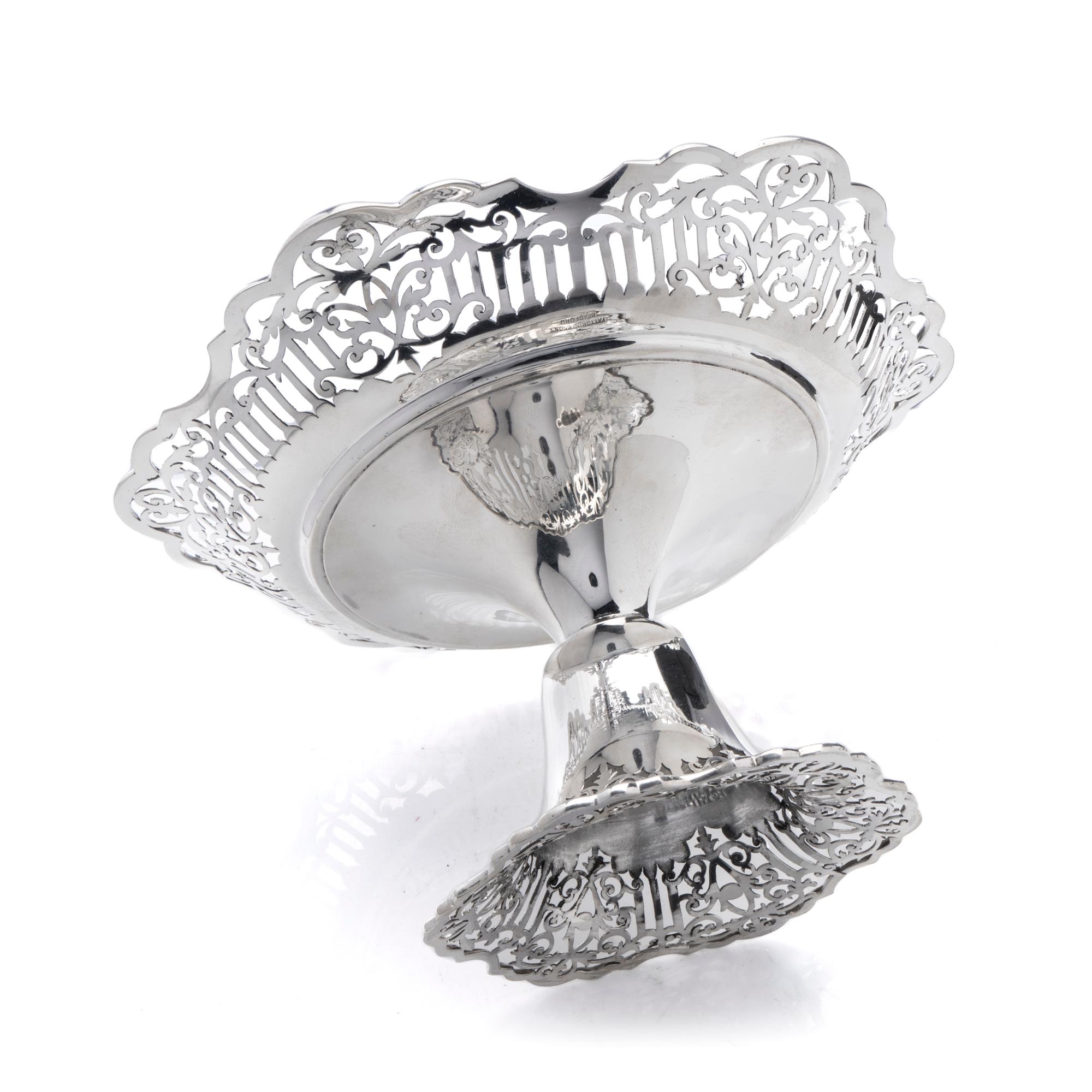 Antique Silver Tazza For Sale at 1stDibs