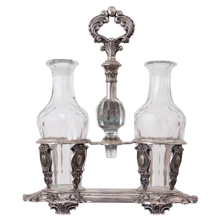 Antique silver cruet set at 1stDibs